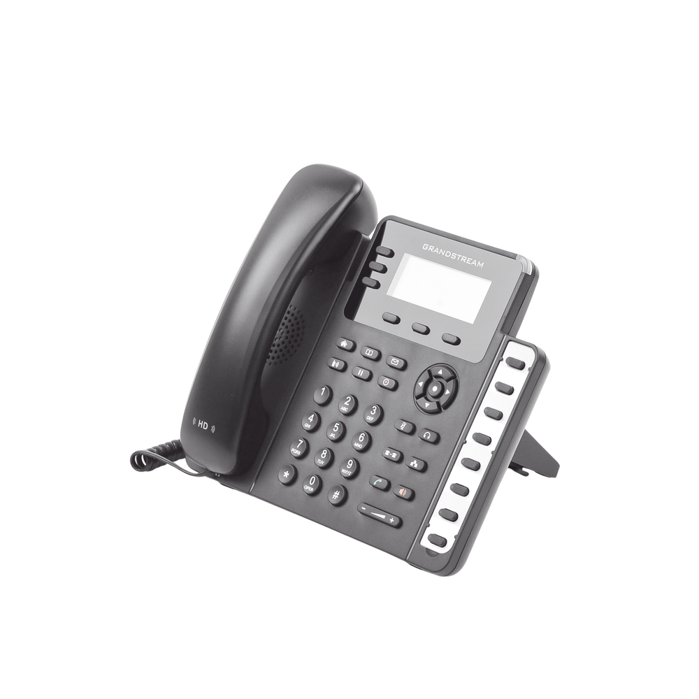 Teléfono IP SMB de 2 líneas con 3 teclas de función, 8 teclas BLF y co ...